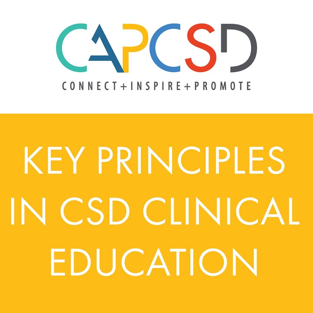 Overview - Council of Academic Programs in Communication Sciences | CAPCSD