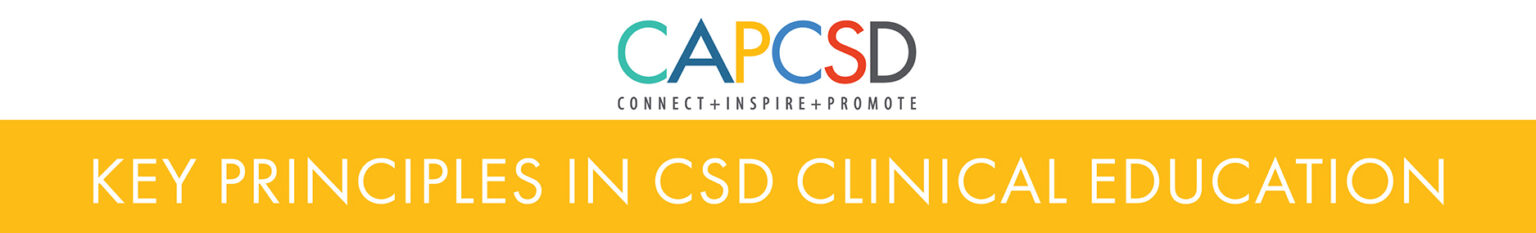 *New* Key Principles Course - Council of Academic Programs in Communication Sciences | CAPCSD